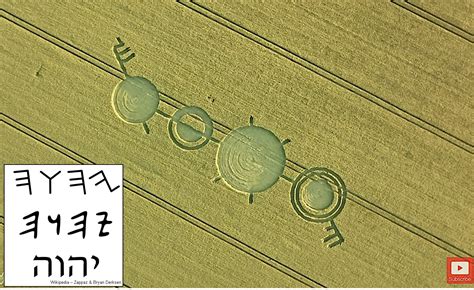 O Nome De Deus Escrito No Pictograma Crop Circle 2023