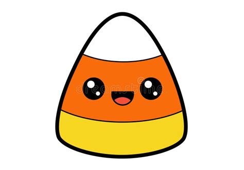 Cute Candy Corn Clipart Stock Vector Illustration Of Adorable 367513618