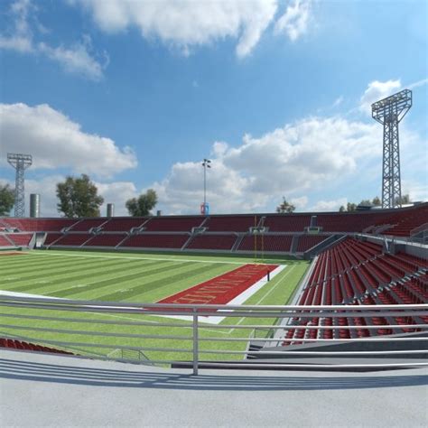 미식 축구 경기장 3d 모델 119 Max Free3d