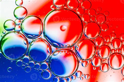 Water Bubbles Red Background Pink Foam Water Bubbles Background