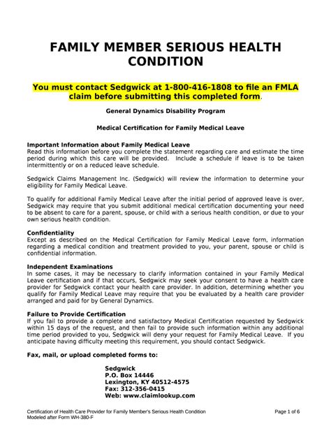 Sedgwick Fmla Form Fill Out And Sign Printable Pdf Template