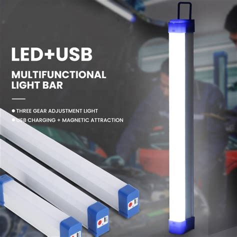 30w 60w 90w Led Emergency Light Usb Rechargeable Lamp Lithium Battery