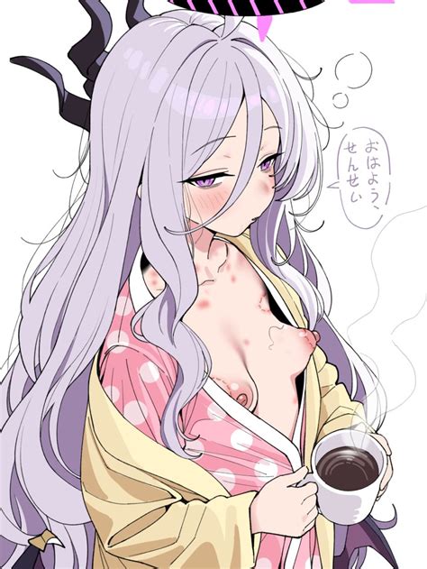 Rule 34 Absurdres Bite Mark Black Halo Black Horns Blue Archive