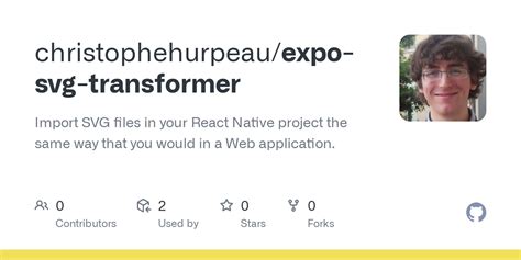 Github Christophehurpeau Expo Svg Transformer Import Svg Files In Your React Native Project