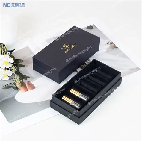 Customize Cardboard Shipping Boxes 2 Ml Sample Perfume Set Bottle