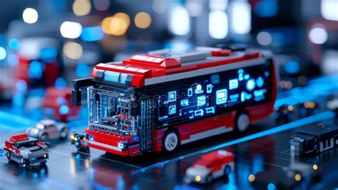 Transportation And Technology Concept Smart City Internet Of Things
