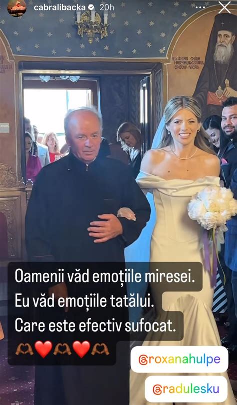 Roxana Hulpe Prezentatoarea De La Pro Tv Nuntă Cu Fast în Cluj Cabral și Cosmin Stan Nași De