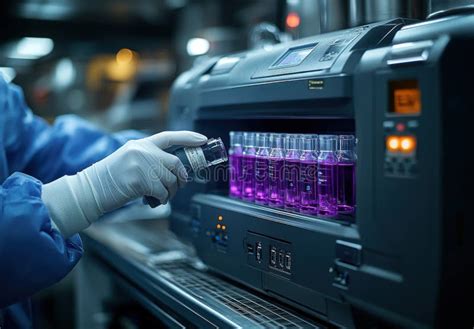 Engineer Analyzing Lab Samples With Precision And Safety Gear Stock Illustration Illustration