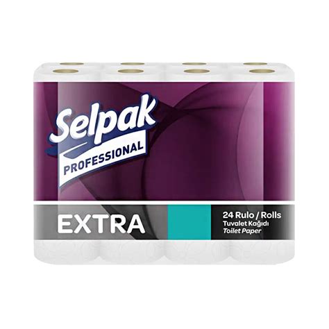 Туалетная бумага Selpak Extra 24 рулона двухслойная - Феофановская