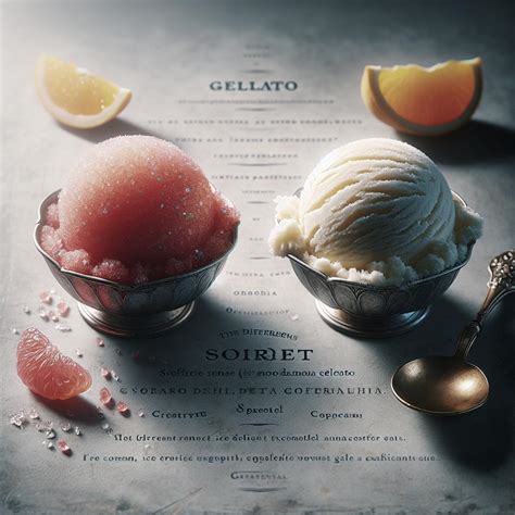 Sorbet Vs Gelato Understanding Their Unique Tastes And Textures