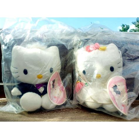 麥當勞限量 Hello Kitty 玩偶 1對【結婚娃娃】 蝦皮購物