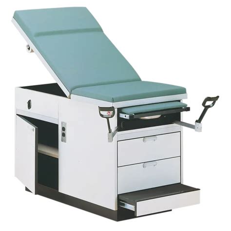Hausmann Exam Tables Exam Table 5 Drawers Right Teal 930919teal