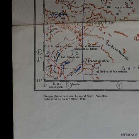 Usaaf Flight Map Bengasi Augila