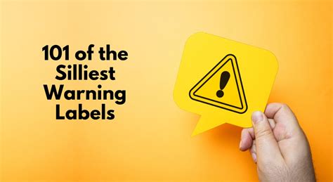Stupid Labels On Products