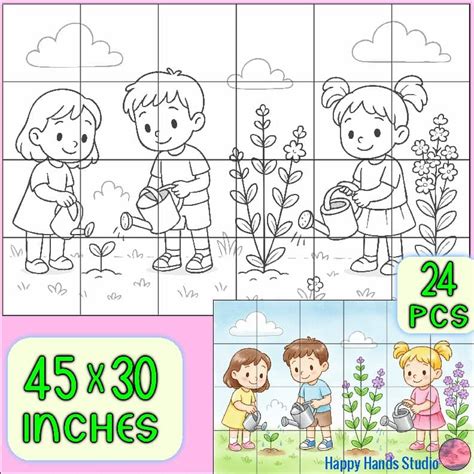 Catmint Flower Life Cycle Collaborative Poster For Science Learning