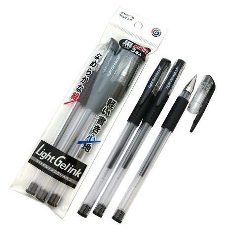 ライトゲルインクボールペン黒 05mm 3p ファンシー文具・学用文具・日用文具の製造卸販 株式会社日本パール加工