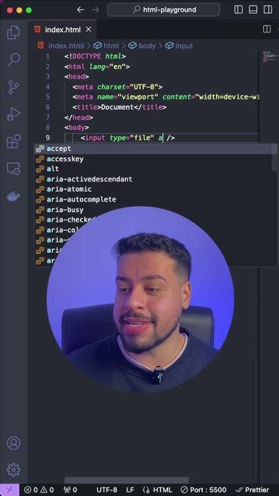 Atributo Accept No Input De Arquivo Do Html Youtube