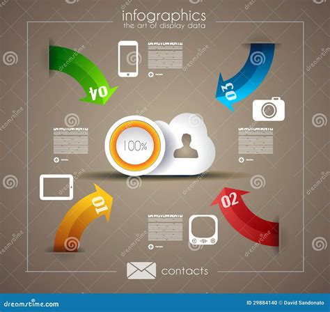 Infographic Template For Statistic Data Visualizat Stock Vector Illustration Of Econimics
