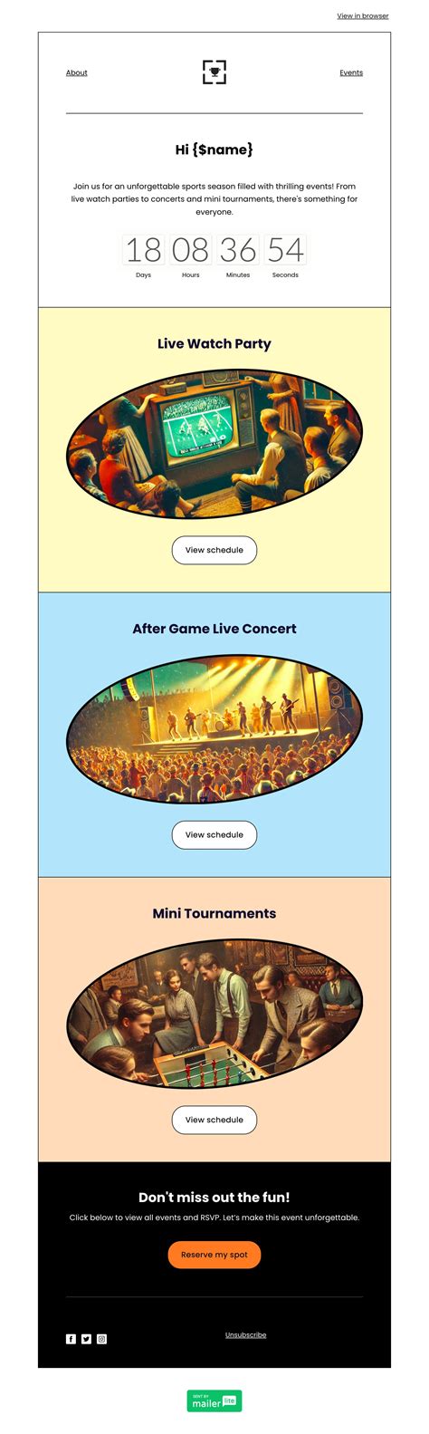 Event Invitation Emails Examples Tips And Templates Mailerlite