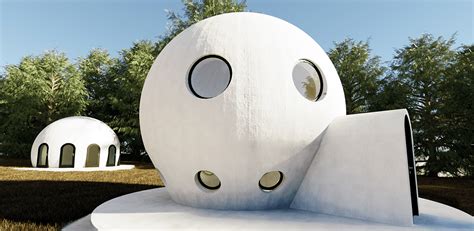 Spherical Architecture Inspired By Dbz Architecture Behance