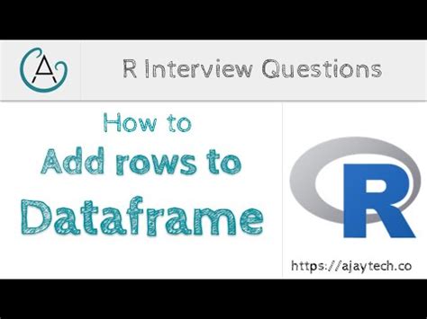 How To Add New Rows To A Dataframe In R YouTube