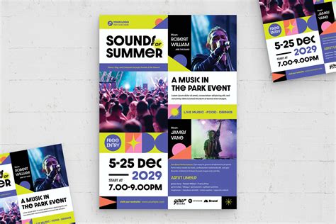 Music Event Poster Templates Free