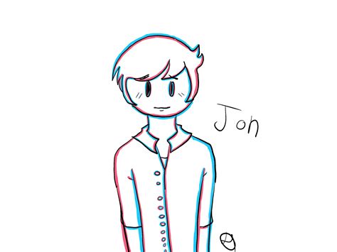 Heres A Little Glitched Drawing Of Jon Reddsworld