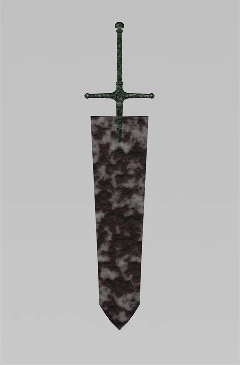 3d Model Asta Demon Slayer Sword Vr Ar Low Poly Cgtrader
