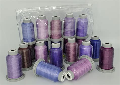 Purple Glide Thread Collection 12 Spools Teryl Loy Enterprises
