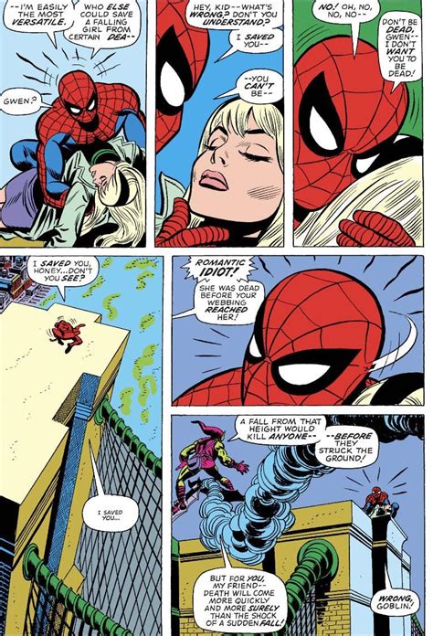 Spider Mans Greatest Comic Is Still The Death Of Gwen Stacy Pehfp