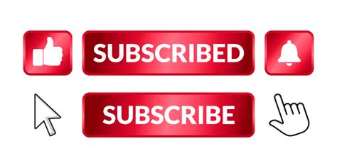 Like And Subscribe Button Pngs For Free Download