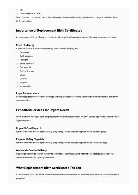 Ppt Birth Certificate Replacement Powerpoint Presentation Free