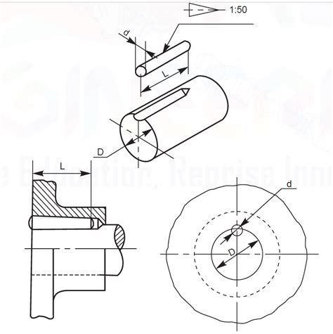 Keys Engineering Drawing