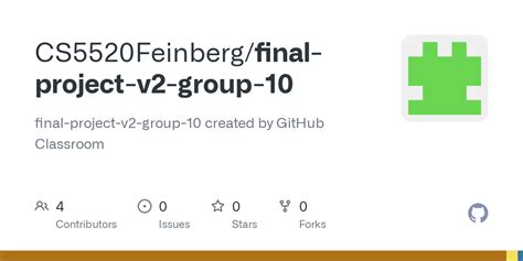 Github Cs5520feinbergfinal Project V2 Group 10 Final Project V2 Group 10 Created By Github