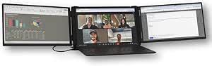 Xebec Tri Screen 3 Open Box For Pcs Portable Triple Monitor Amazon
