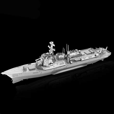 【dsj】 Diy 3d Metal Hand Model Puzzle Arleigh Burke Class Destroyer