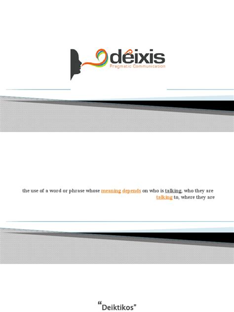 an analysis of deictic expressions in the article anas against sby s