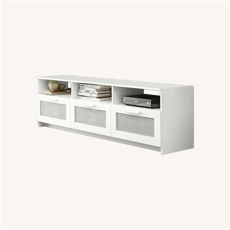 Ikea White Tv Stand W Drawers Aptdeco