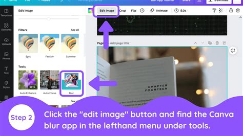 How To Blur Specific Parts Of An Image In Canva Blur Part Of A Photo
