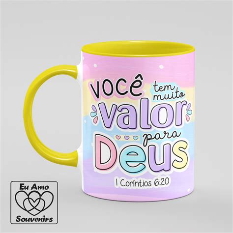 Caneca Você Tem Muito Valor Para Deus