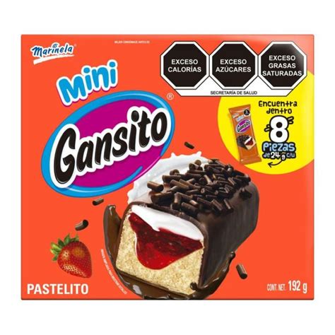 Mini Gansito Marinela 192g Mexican Snacks Yummy Food Snack Cake