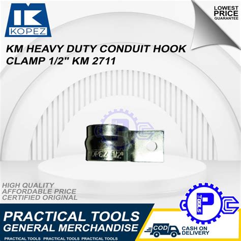 Kopez Km Heavy Duty Conduit Hook And Saddle Clamps Lazada Ph