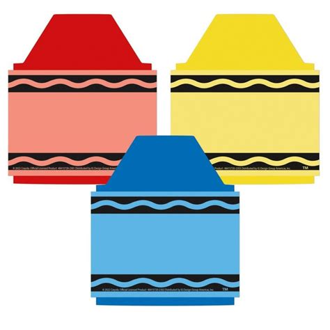 Eureka® Crayola® Crayons Paper Cut Outs 36 Per Pack 3 Packs Crayola