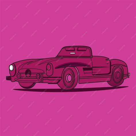 Premium Vector Classic Vector Car Design