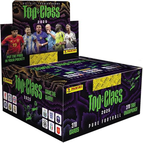Panini Fifa Top Class 2025 Trading Cards Box Of 24 Pockets