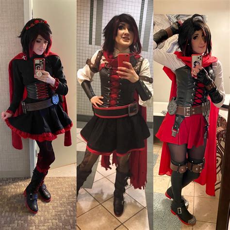 Mangoloo Cosplays 🔜 Anime Ocean City On Twitter 3 Versions Of Ruby 🌹 Are You Caught Up On Rwby