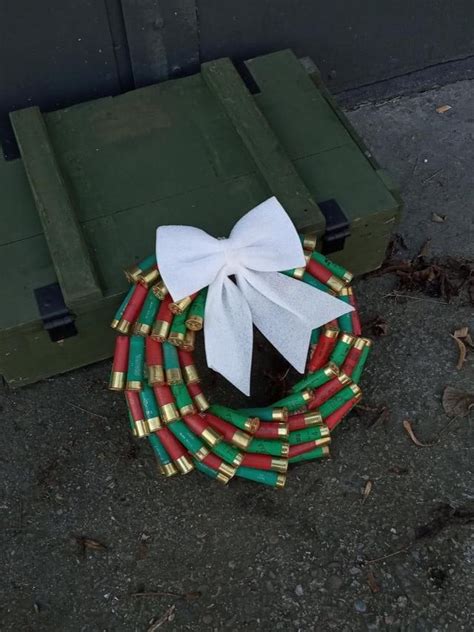 Shotgun Shell Christmas Wreath Evil Inc Custom Weapon Workshop