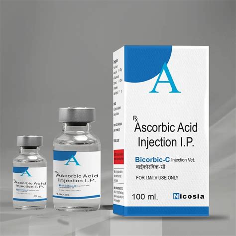 Vitamin C Injection Ascorbic Acid Veterinary Bicorbic C At ₹ 220piece