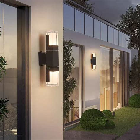 Luminária De Parede Acrílica Para área Externa