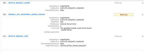 Asp Net IIS Detailed Internal Server Error IsapiModule Not Found Stack Overflow